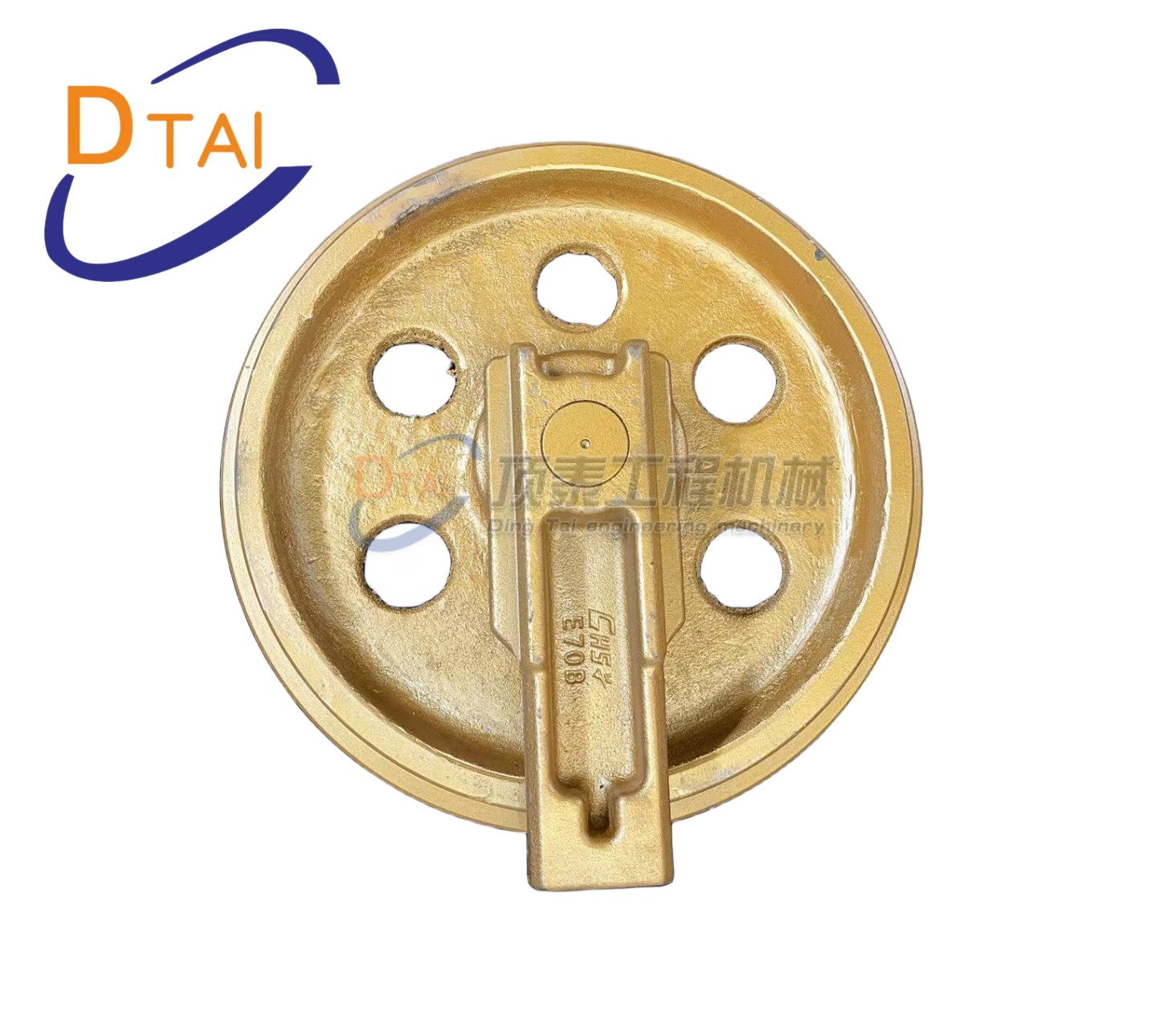 Excavator CAT308C High Quality Idler Guide wheel Track idler wheel for ...